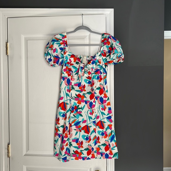 JustFab | Dresses | Just Fab Flower Printer Dress | Poshmark